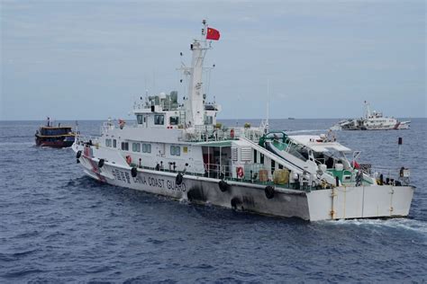 Philippine Supply Boats Breach A Chinese Coast Guard Blockade In The