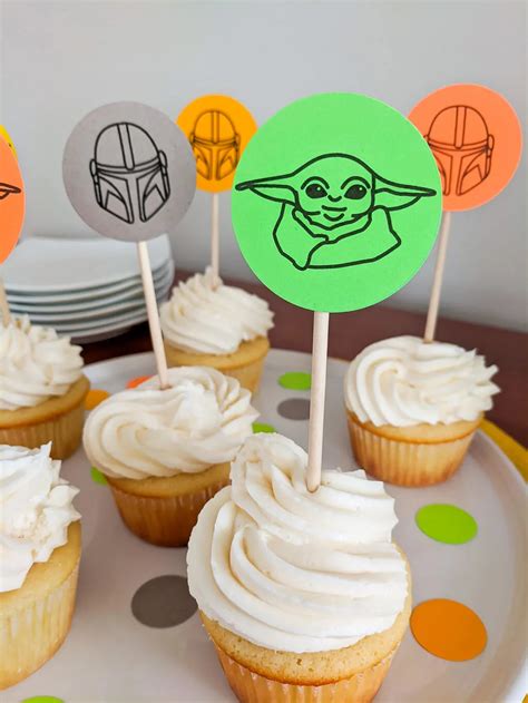 Yoda Cupcake Toppers