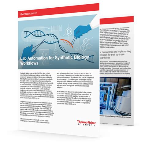 Lab Automation For Synthetic Biology Workflows