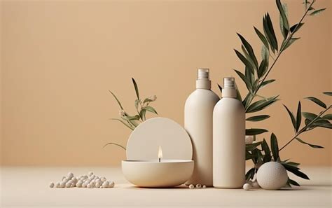 Premium Photo Blank Cosmetics Skincare Product Or Packaging For Mock Up