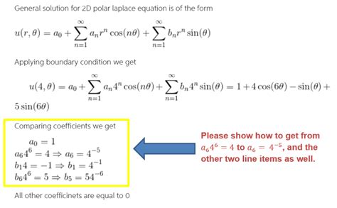 Solved General Solution For 2d Polar Laplace Equation Is Of