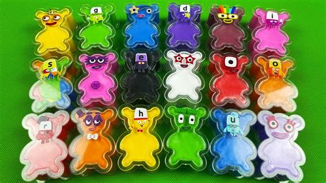Looking For Numberblocks Alphablocks Clay With The Bears Coloring