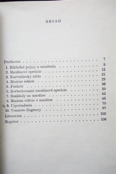 Ladislav Kosmák Množinová Algebra Zelený Dom