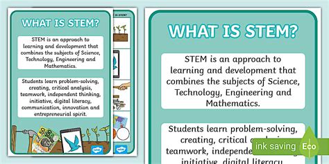What Is Stem Display Poster Teacher Made Twinkl