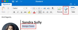 How To Add A Hyperlink To Your Outlook Email Signature Gimmio