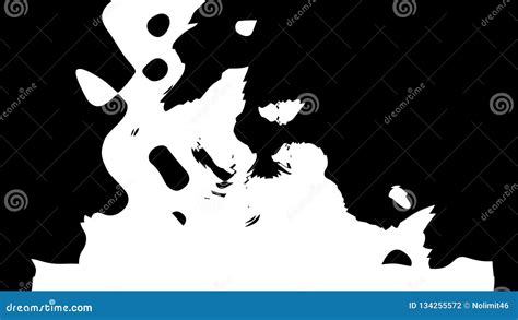 Black And White Transition D Render Computer Generating Stock