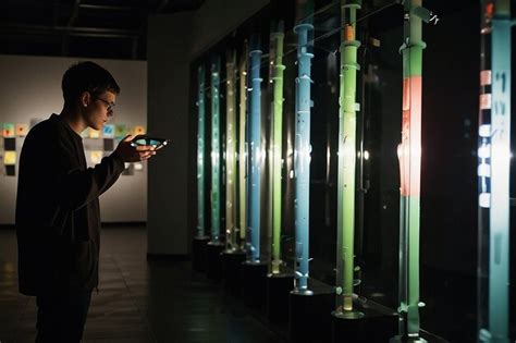 Premium Photo Interactive Chemical Reactions MotionControlled Art Experience