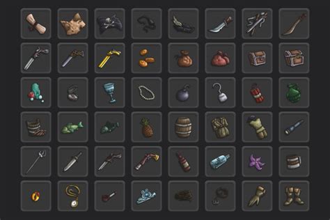 Pirate Loot Vector RPG Icons Download CraftPix Net