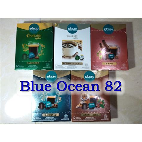 Jual Paket 5 Pack Varian Kopi Kapsul Unakaffe Excelso Coffee Capsule