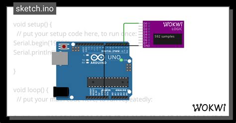 Test Logic Analyserr Wokwi Esp32 Stm32 Arduino Simulator