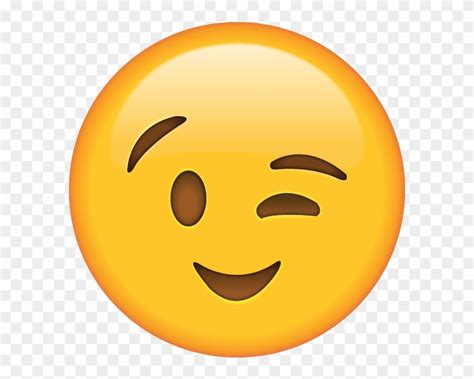 Download Wink Emoji Clipart Clipartuse Emoji Face Smile Png