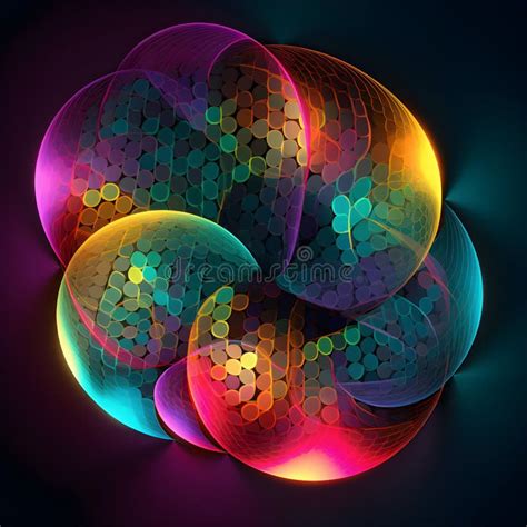 Generative Ai Illustrations Geometry Patterns Background Mixed