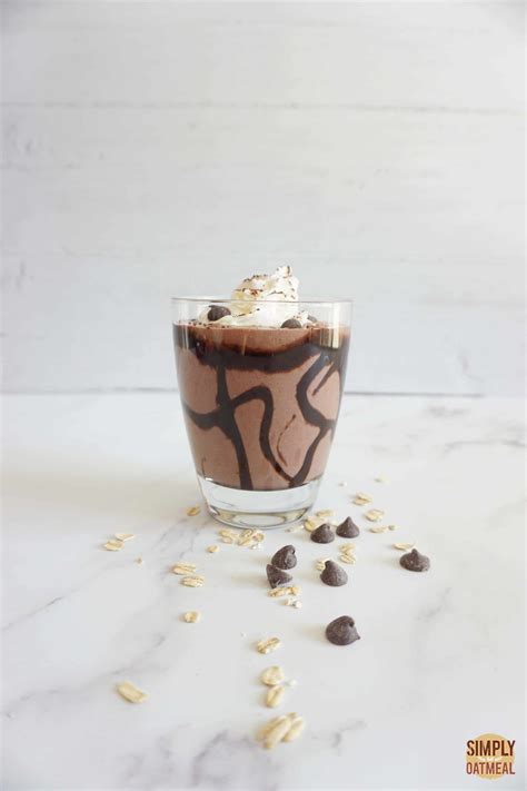 Vegan Chocolate Mousse Oatmeal Smoothie Simply Oatmeal