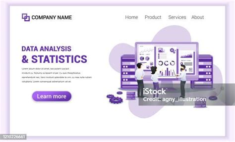 데이터 분석의 현대적인 평면 설계 개념 데이터 및 그래프를 보여주는 전면 프리젠 테이션 화면의 문자입니다 분석 콘텐츠 전략 방문 페이지 웹 사이트에 사용할 수 있습니다 플랫