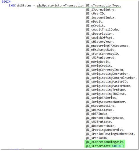 Steve Endow The Blog Troubleshooting A Dynamics GP SQL Posting Error