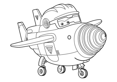 Super Wings Todd Coloring Page Download Print Or Color Online For Free