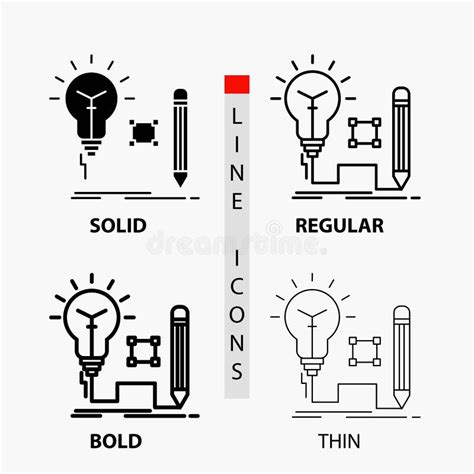 Idea Insight Key Lamp Lightbulb Icon In Thin Regular Bold Line