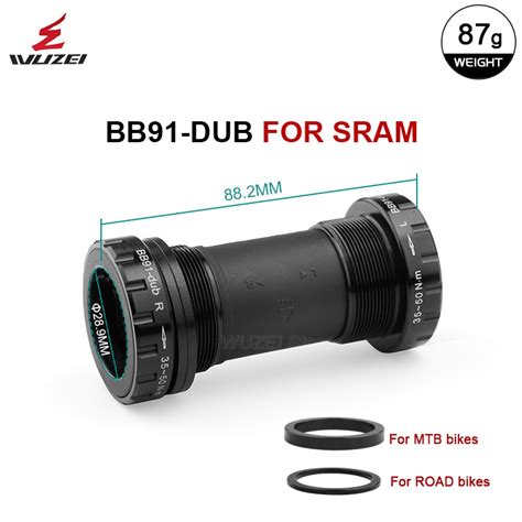 Wuzei Sram Dub Bb กระโหลกจักรยาน Bsa เกลียวกลาง 68 73 มม Bb30 Pf30 Pf92 อะไหล่จักรยาน Shopee