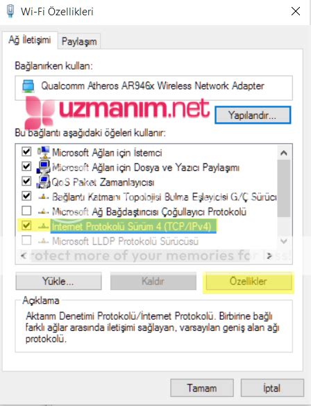 Windows da DNS nasıl değiştirilir