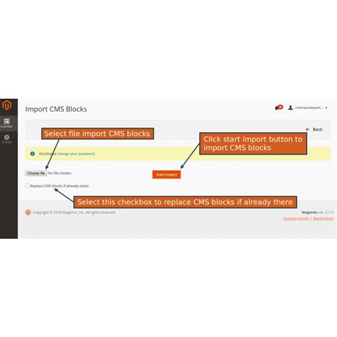 Magento 2 Cms Import Export Extension Bulk Import And Export Extension
