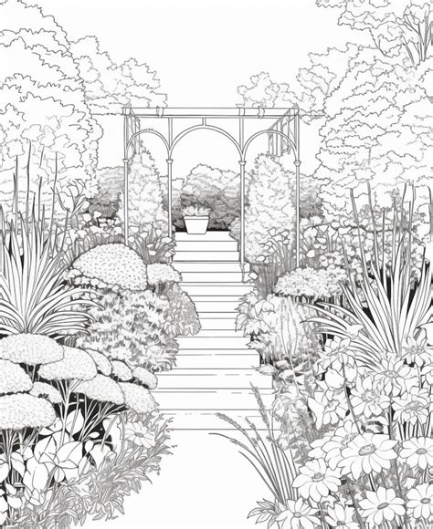 정원 색칠 도안 사진 무료 고품질 사진 다운로드 Freepik
