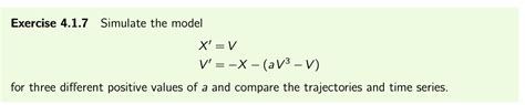 Solved Exercise 4 1 7 Simulate The Model X V V X Chegg Com