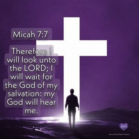 Micah 7 7 Daily Scripture Jesus Calling Scriptures Bible Quotes