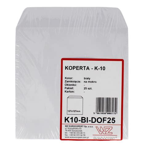 Wz Eurocopert Koperta na płyty CD biała WZ Eurocopert Sklep EMPIK
