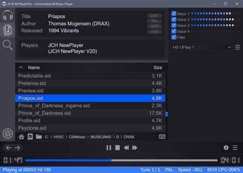 CSDb ACID 64 Player Pro V4 2 0 By Wilfred Bos 2022