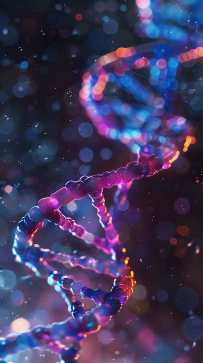 Free Illuminated Dna Strand Photo Dna Genetics Helix Download At