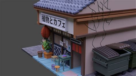 Japanese House In Blender Youtube