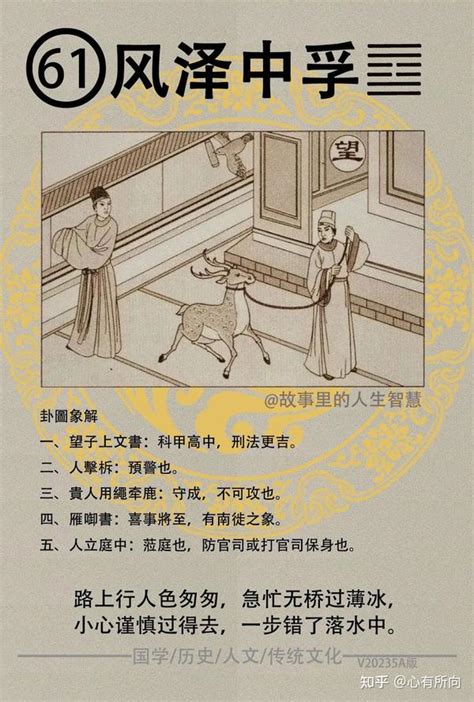 易经第六十一卦风泽中孚 知乎