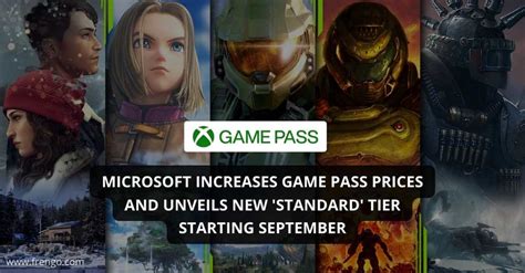 Microsoft Increases Game Pass Prices And Unveils A New Standard Tier