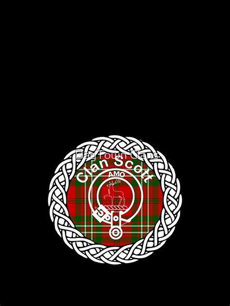 Clan Scott Surname Last Name Tartan Crest Badge Iphone Case For Sale