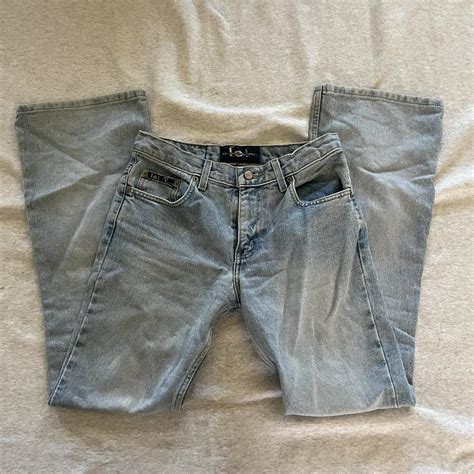 Lei Lowrise Flared Jeans Id Say Fits More Size Depop
