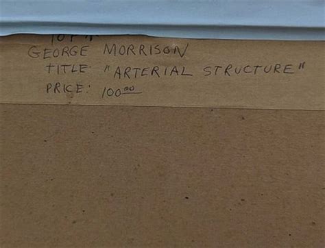 Arterial Structure By George Morrison On Artnet