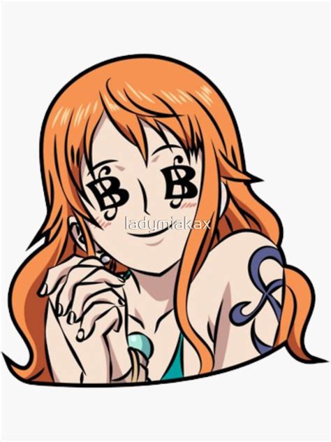 Nami Sticker For Sale By Ladymiakax Redbubble
