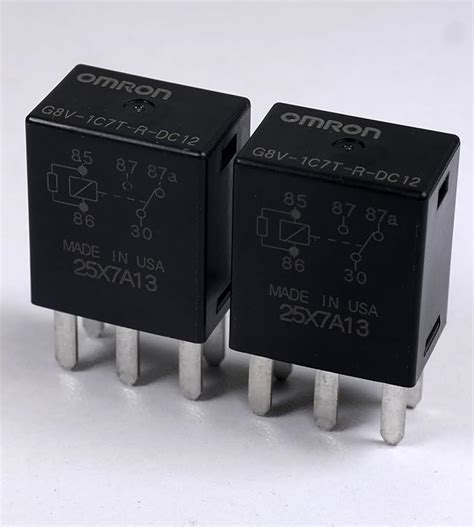 OMRON ELECTRONIC COMPONENTS G V C T R DC Pieces MICRO AUTOMOTIVE RELAY SPDT VDC