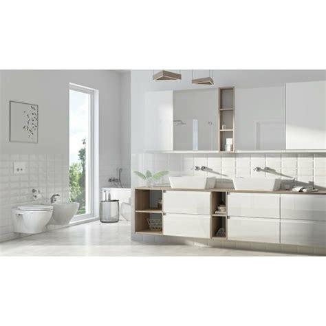 CERSANIT MODUO SLIM 60 zestaw szafka z umywalką 60x37cm biała S801-227 ...