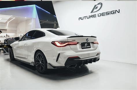 Future Design Carbon Fiber Rear Spoiler Wing For Bmw 4 Series G22 Coup