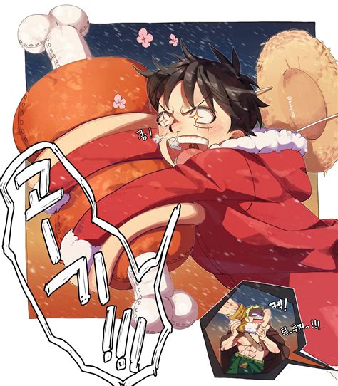 Monkey D Luffy And Roronoa Zoro One Piece Drawn By Babpiece Danbooru