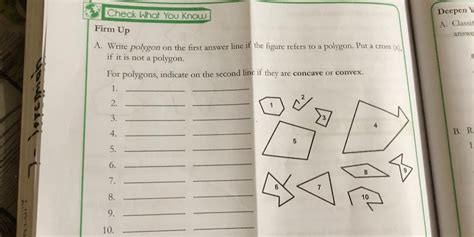 Solved Check What You Know Firm Up A Write Polygon On The First