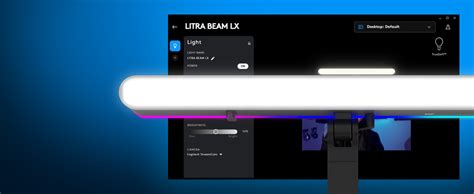 Amazon Logitech G Litra Beam LX Premium Dual Sided RGB LED Streaming Key Light With