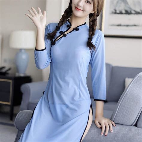 【新品】シースルー チャイナドレス セクシー コスプレの落札情報詳細 ヤフオク落札価格検索 オークフリー