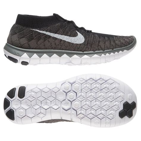 Nike Free Løbesko Flyknit 30 Sorthvid Dame Unisportdk