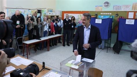 Greek Politicians Vote In The General Elections