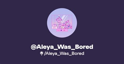 Aleyawasbored Twitter Instagram Tiktok Twitch Linktree