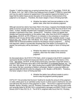 The Crew Source Abdalla Motion To Convert Tentative Ruling PDF