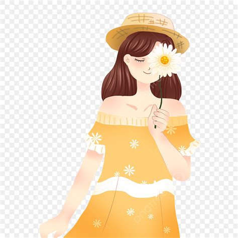 人物 女孩 黃色 衣服 可愛的女孩剪貼畫 人物 丫頭素材圖案，psd和png圖片免費下載