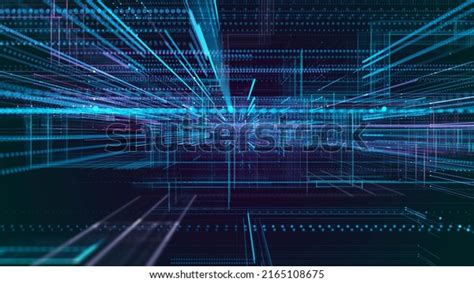 Digital Cyberspace Particles Big Data Stream Stock Illustration 2165108675 Shutterstock